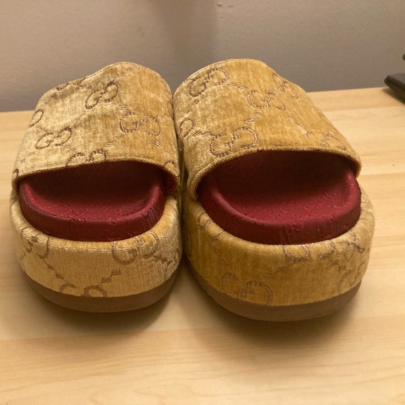 Dyson | Shoes | Gucci Plat Form Slippers | Poshmark
